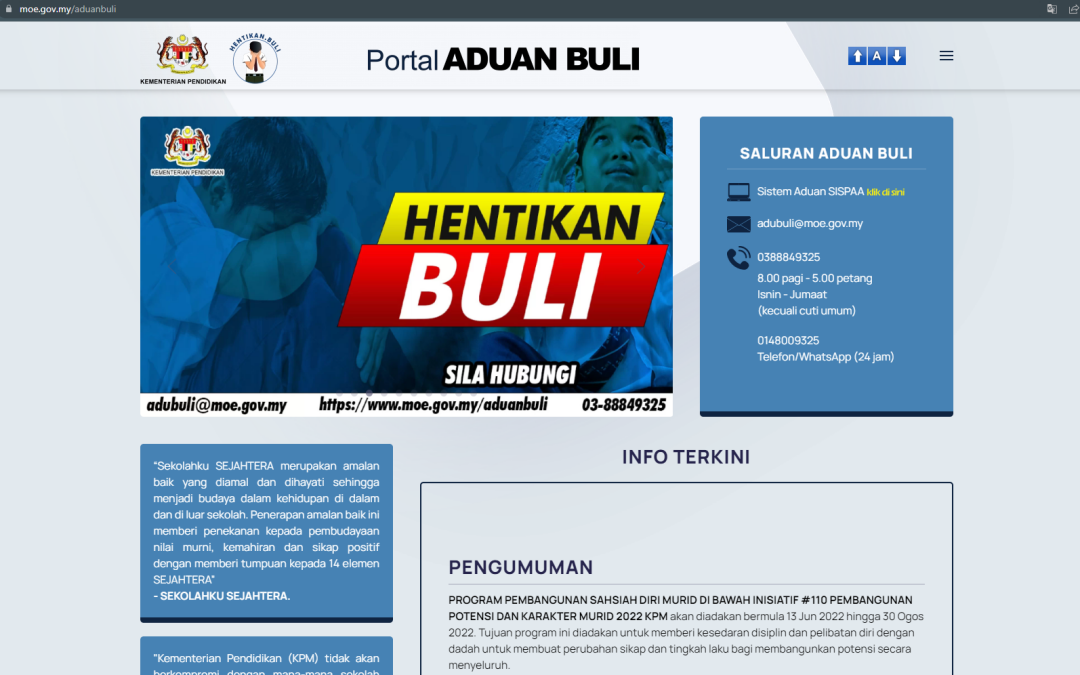 Pandang serius kes buli, KPM lancar portal aduan | Edisi 9