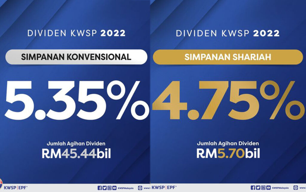 KWSP umum dividen 5.35 peratus konvensional, 4.75 peratus syariah | Edisi 9